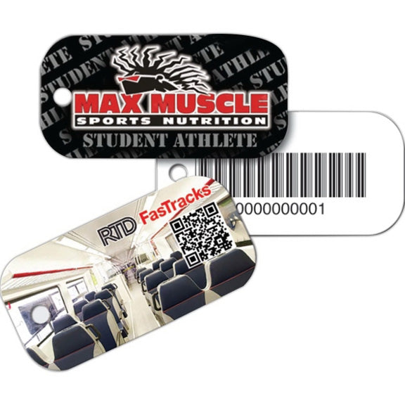 Full Color Rectangle Polyspectrum Key Tag – RushKing