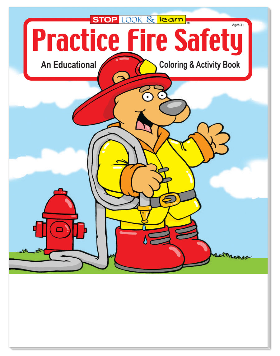 Coloring Book: Practice Fire Safety – RushKing