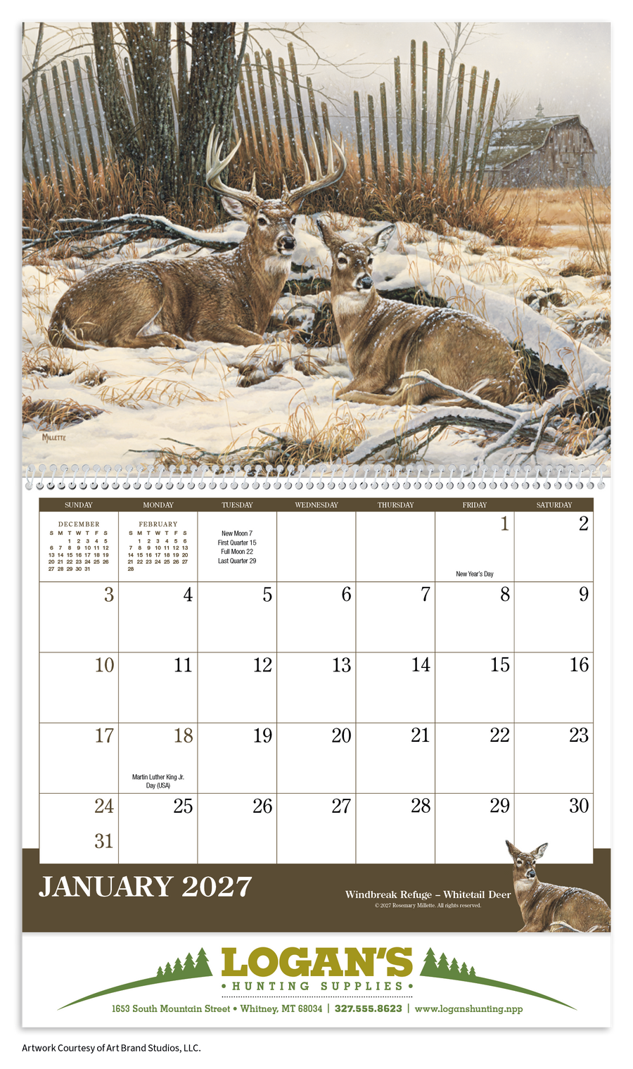 Triumph® Calendars Wildlife Art Calendar – RushKing