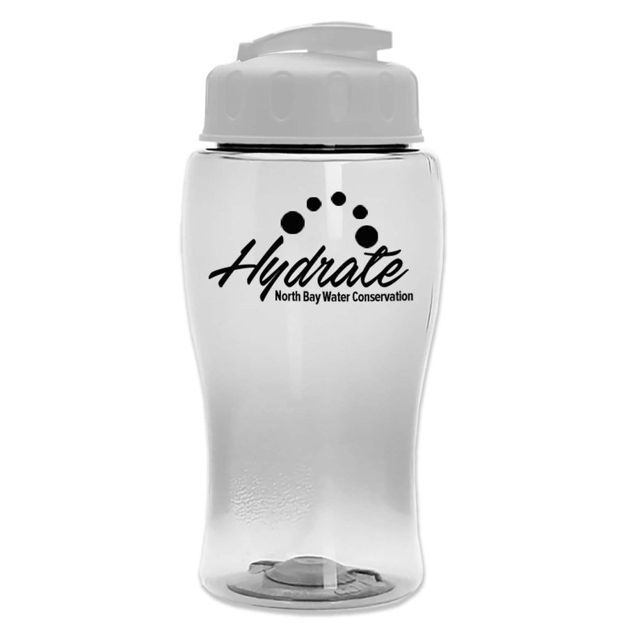 Poly-Pure Jr. - 18 oz. Transparent Bottle with USA Flip – RushKing