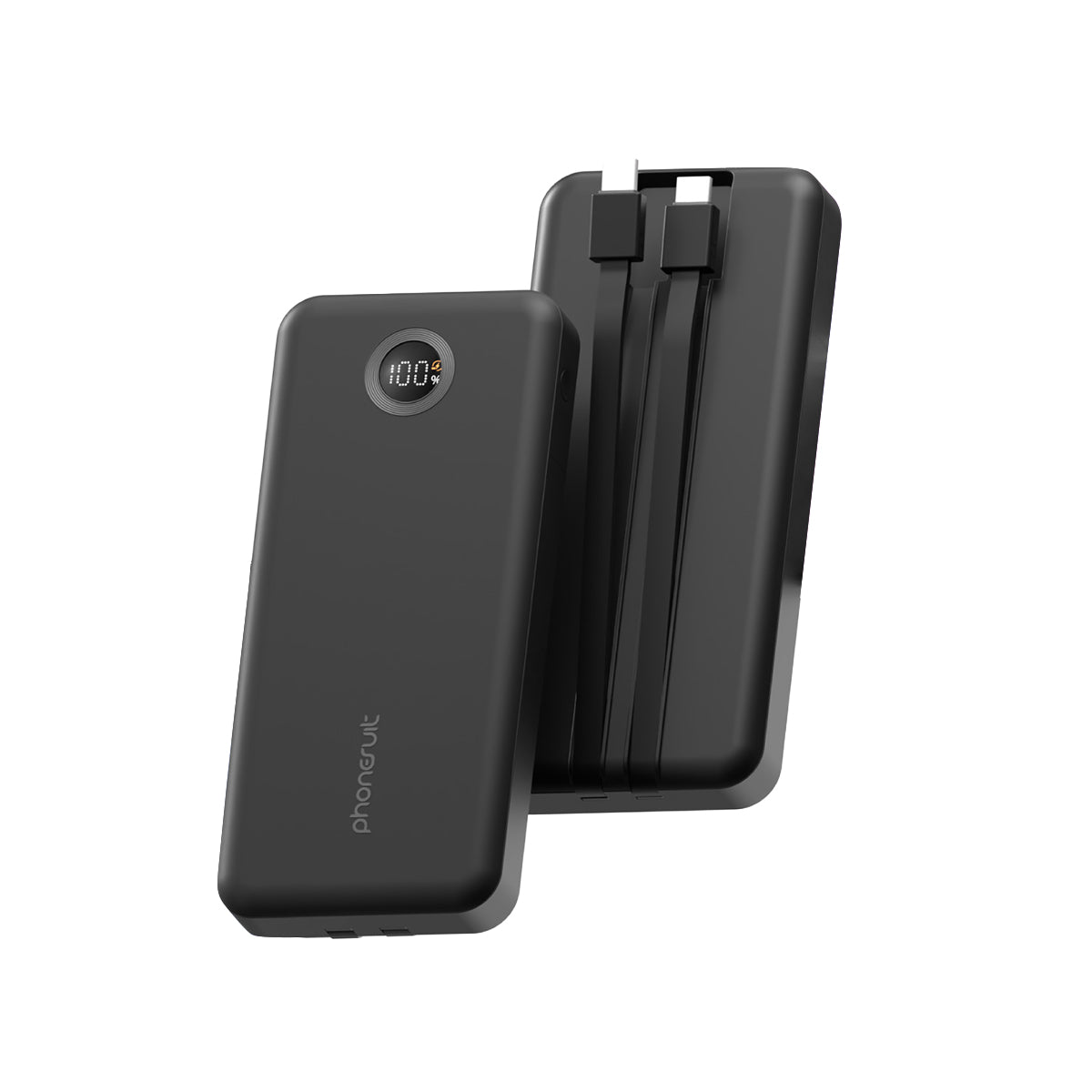 10,000 mAh PhoneSuit® Journey Novo Cabled Battery Pack – RushKing
