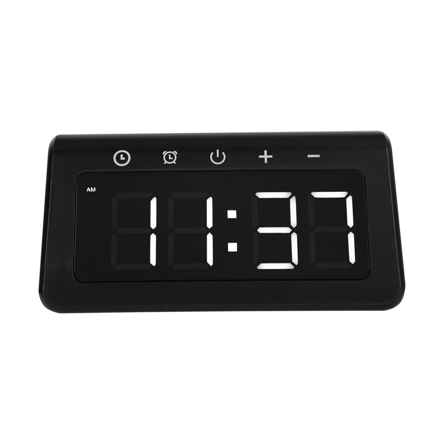 15W Light-Up Wireless Charger Alarm Clock – RushKing