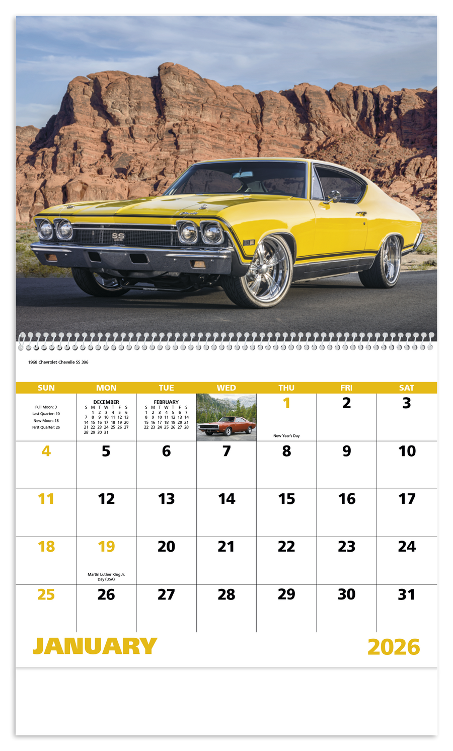 Good Value™ Muscle Thunder - Spiral Calendar – RushKing
