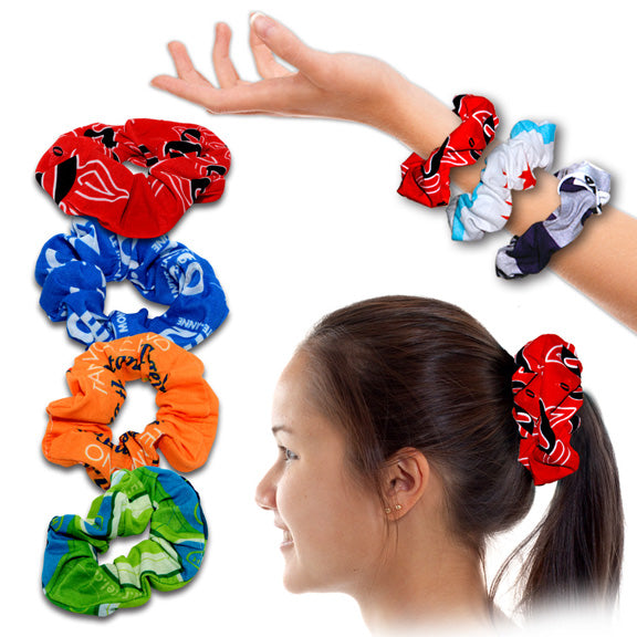 Moisture Wicking Polyester Full Color Scrunchie – RushKing