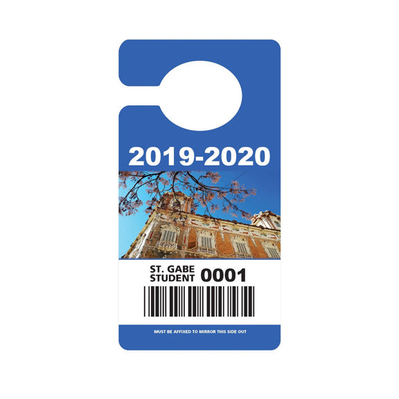 Plastic Security Hang Tag Parking Permit – RushKing