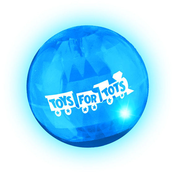 SUPER SIZED BLUE AIR BOUNCE BALLS WITH LEDS – RushKing