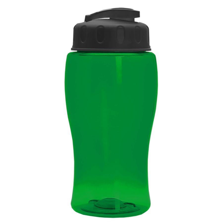 Poly-Pure Jr. - 18 oz. Transparent Bottle with USA Flip – RushKing